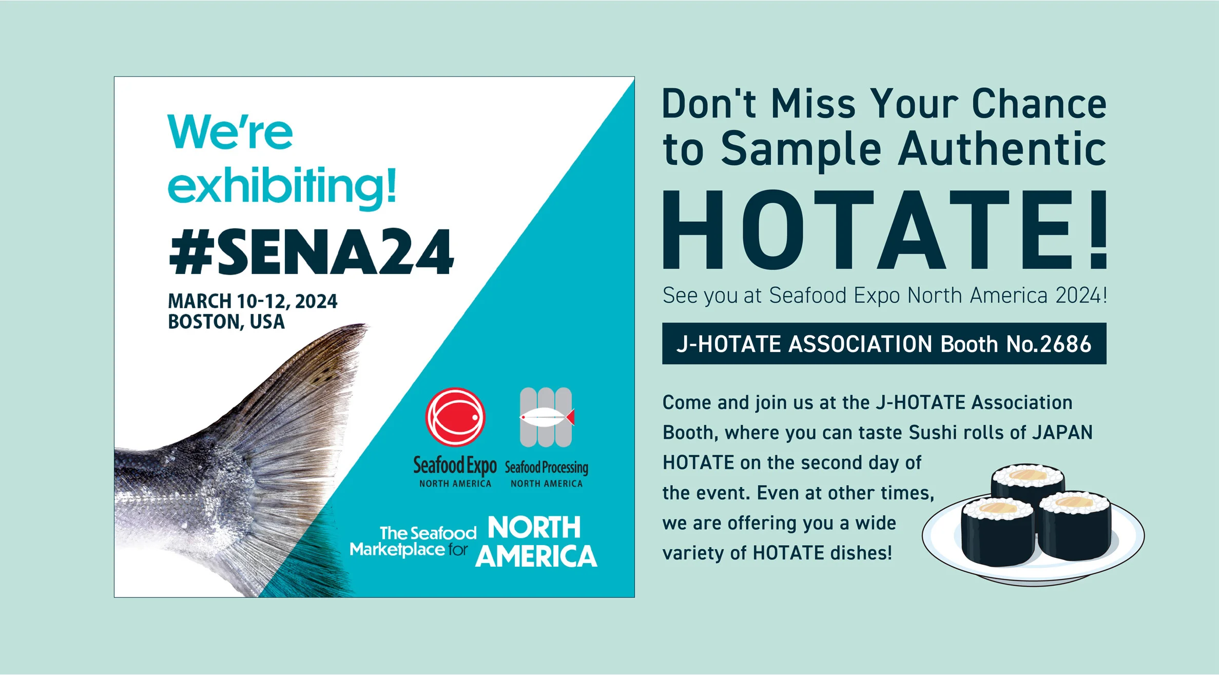 The secrets of deliciousness of HOTATE scallops from Japan